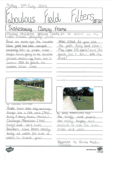 Launton Church of England Primary School - Launton School Newspaper
