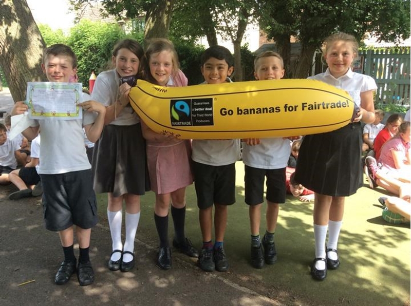 Launton Church of England Primary School - Going bananas for Fairtrade
