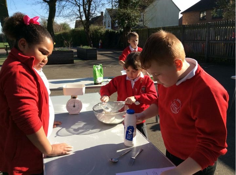 Launton Church of England Primary School - Dough Making