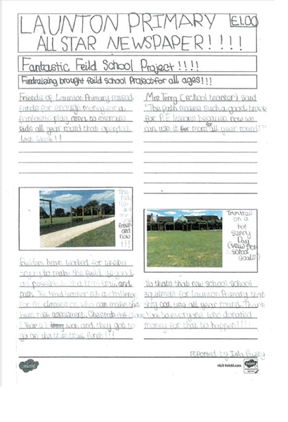 Launton Church of England Primary School - Launton School Newspaper